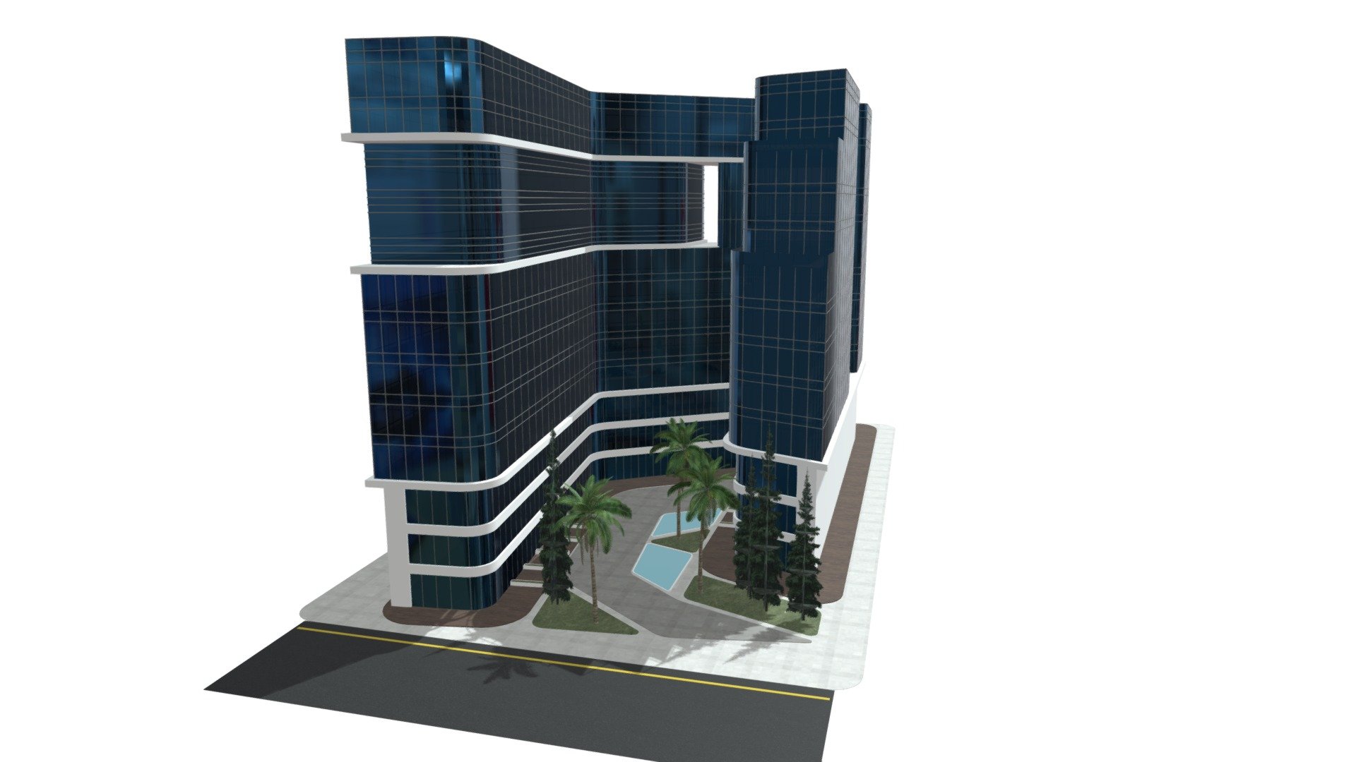 capital park - 3D model by Egy-maps [a389b8e] - Sketchfab