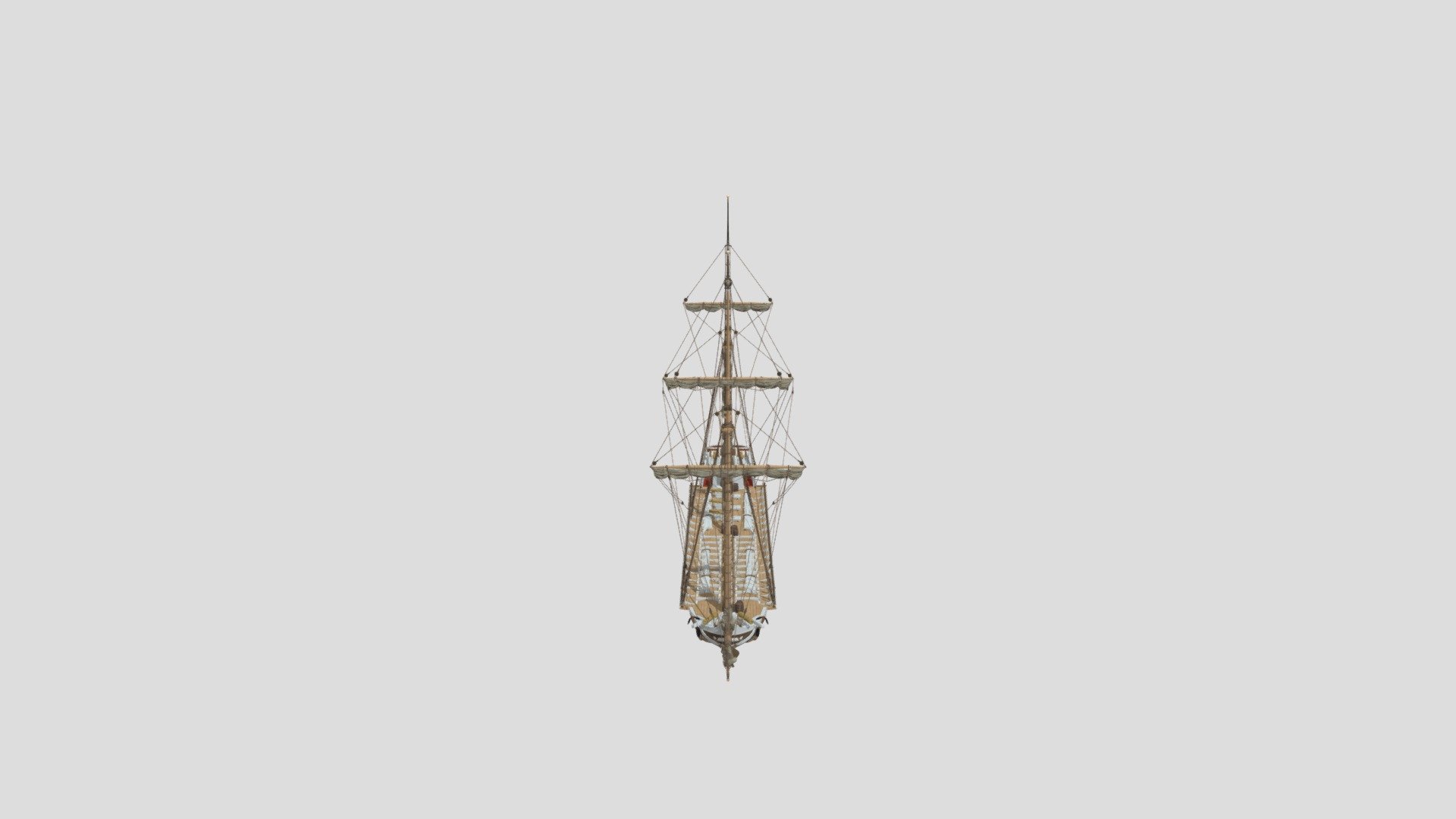 Swedish archipelago frigate Udema Ingeborg - Download Free 3D model by ...