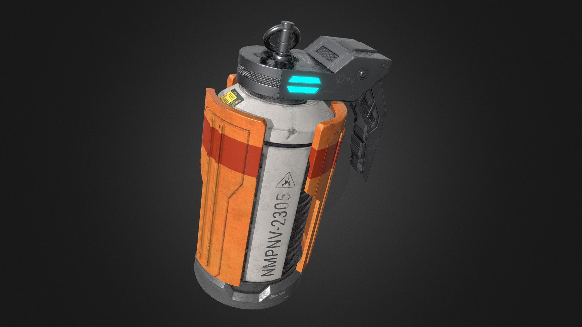 Sci-fi Grenade - 3D model by Manuagc [a38c0c7] - Sketchfab