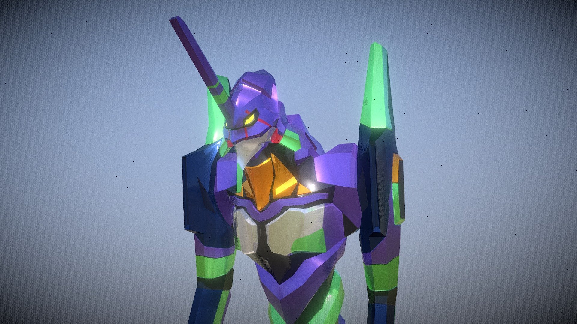 Eva-01 Ver.01 - 3D model by escarva [a38c807] - Sketchfab