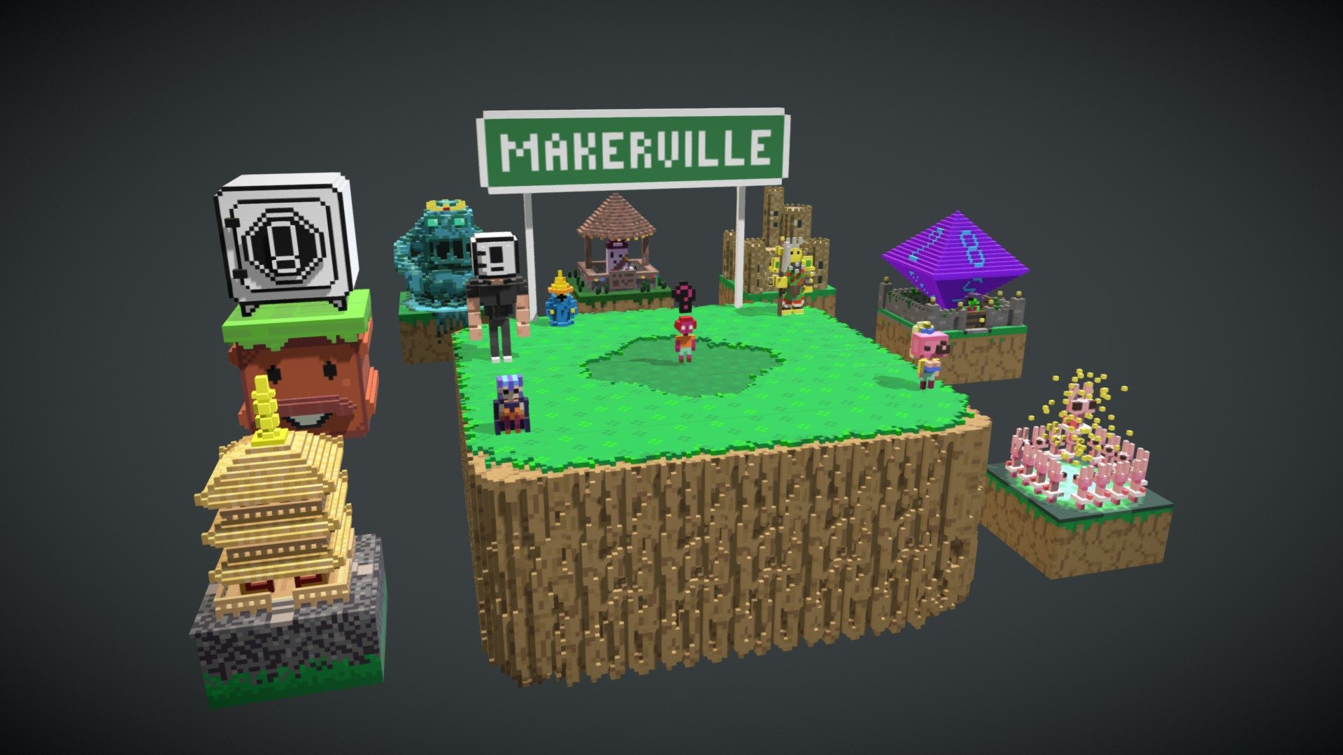 Makerville Title Screen - 3D model by Mottzy [a38e8c3] - Sketchfab