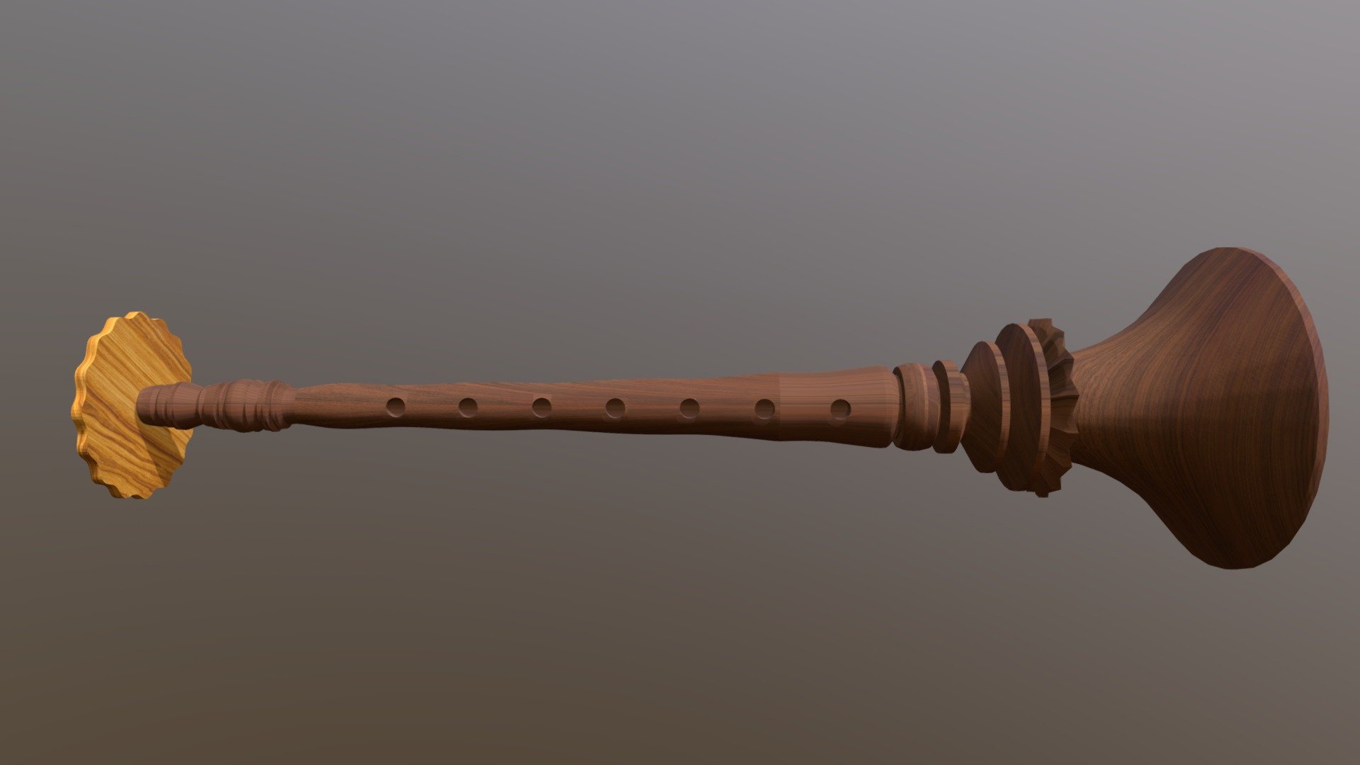 TAROMPET SUBANG - 3D model by ganjarministudio [a38f991] - Sketchfab