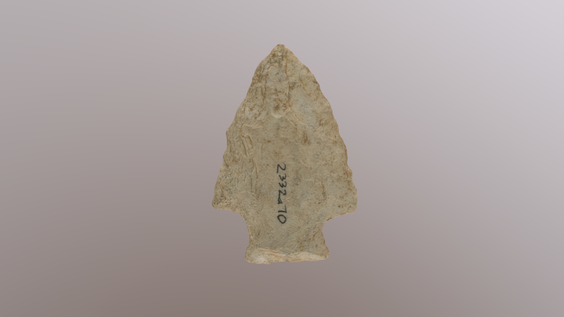 Chipped Stone Projectile Point - 3D model by Warren Wilson College ...