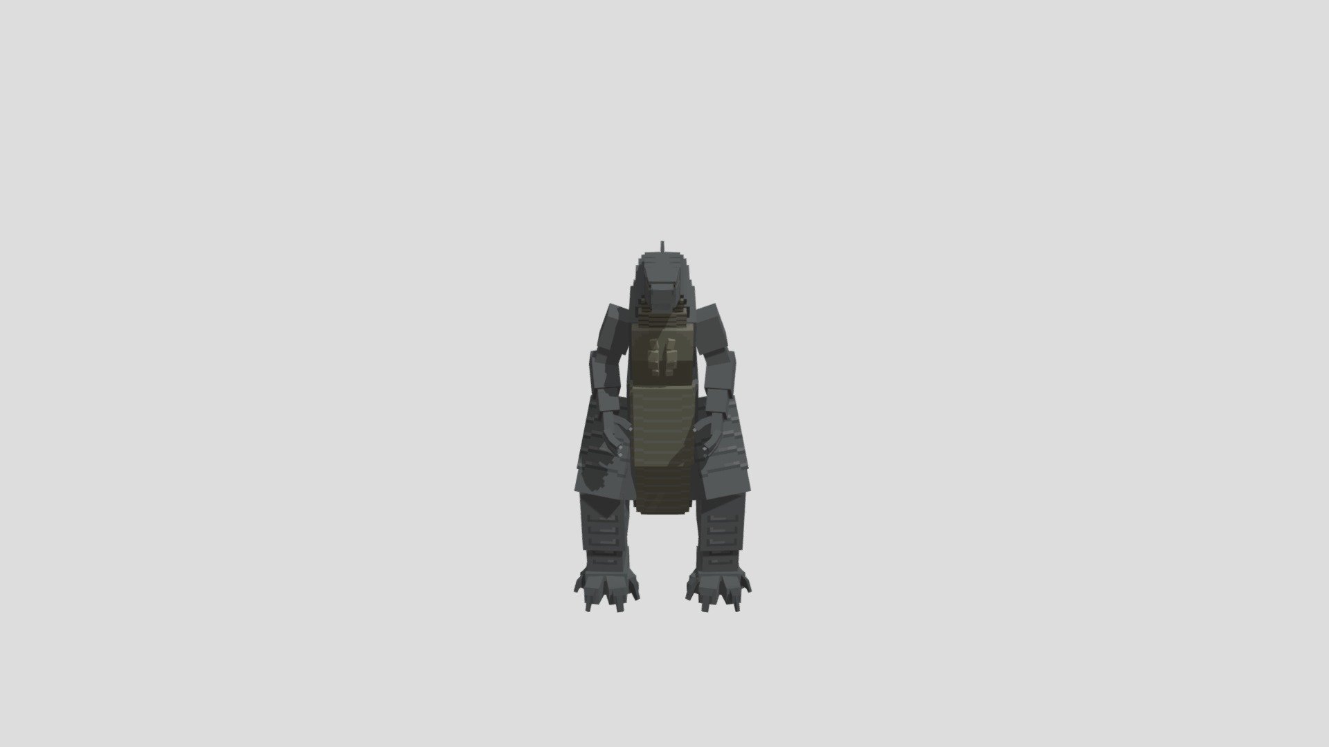Godzilla 2014 (Minecraft) - Download Free 3D model by freddychild1987 ...
