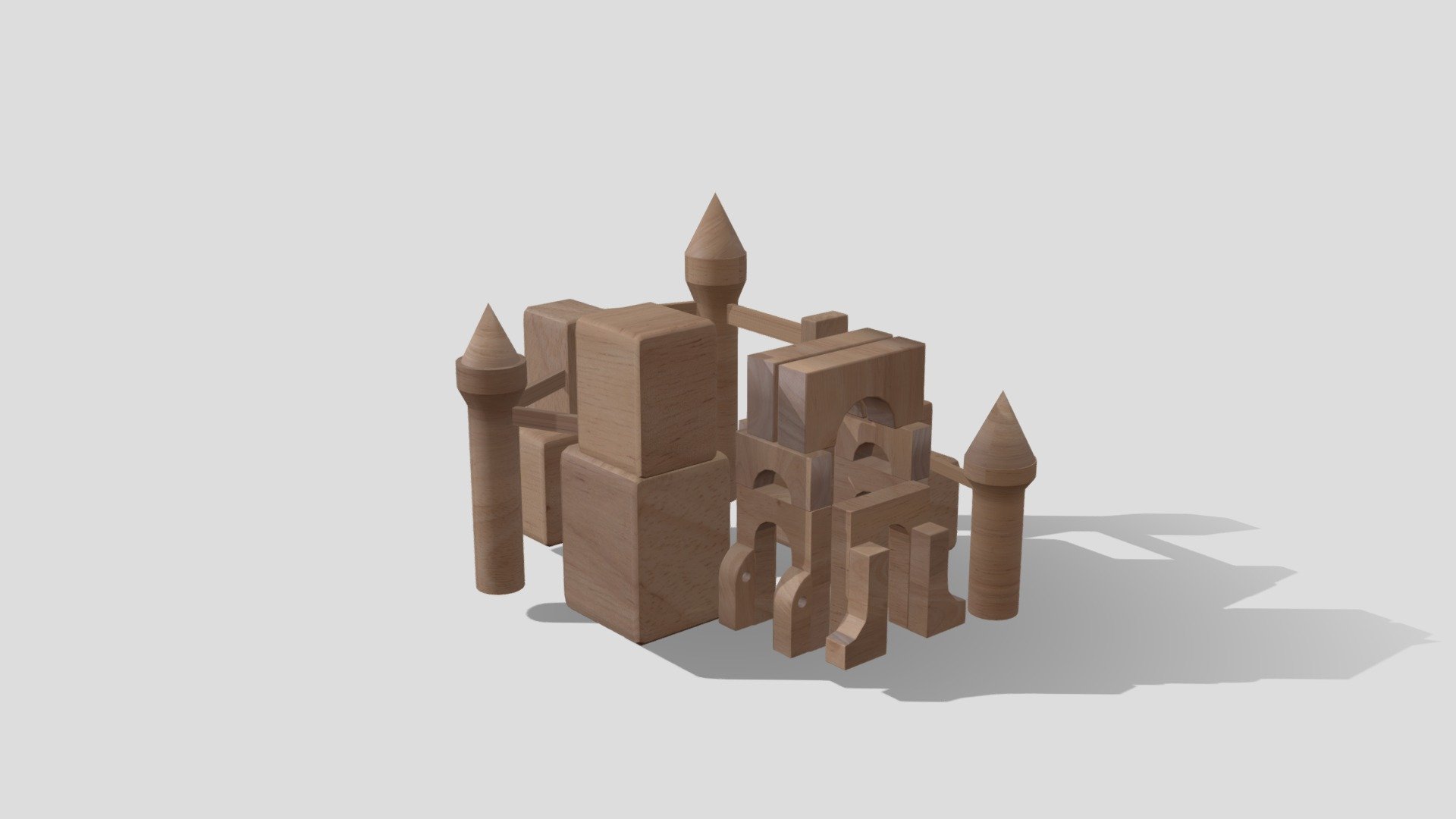 Advanced Unit Block Castle (mk1) - Download Free 3D model by alan.yan ...