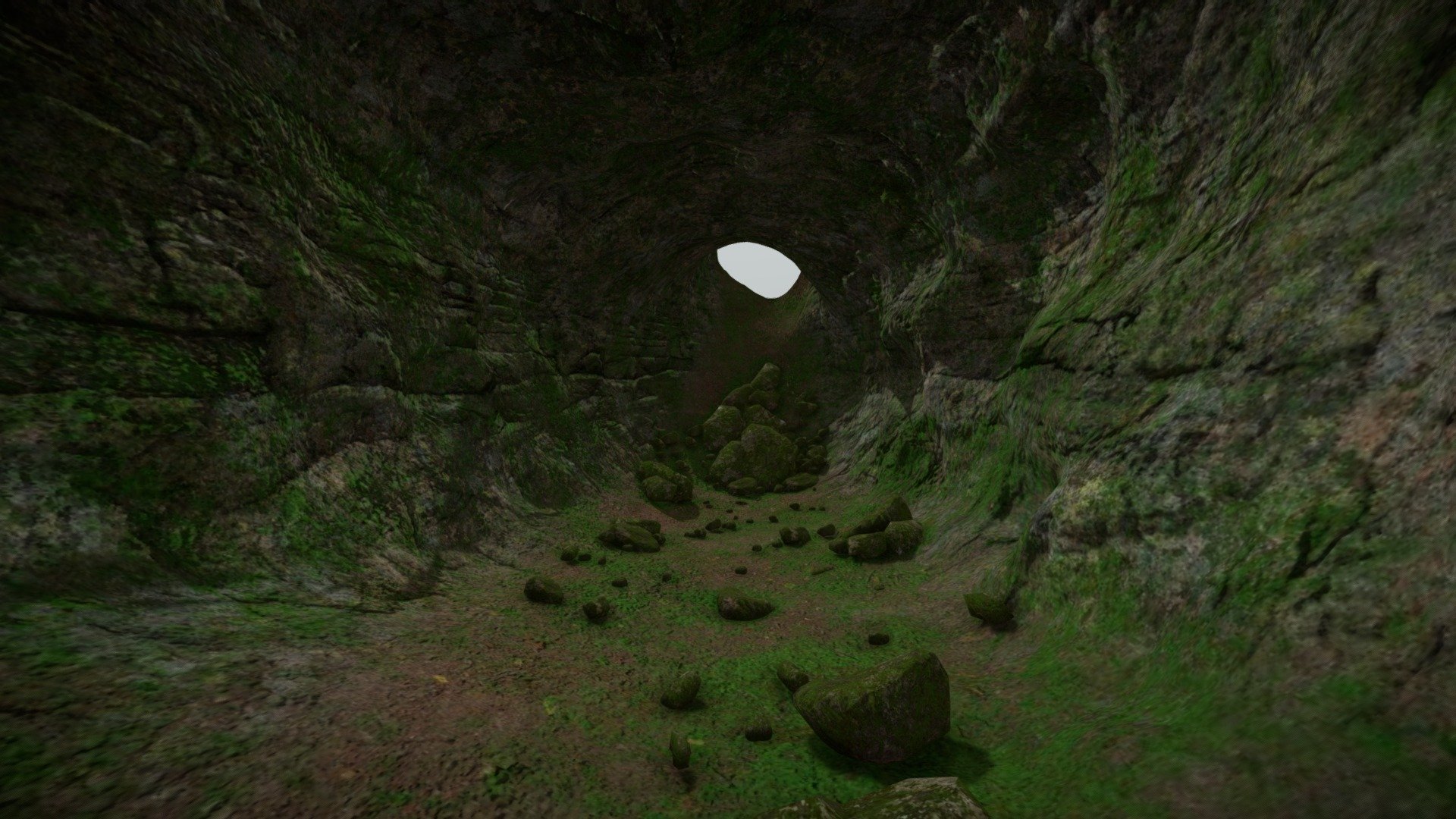 Mossy Cave - 3D model by Vergil190202 [a39647c] - Sketchfab