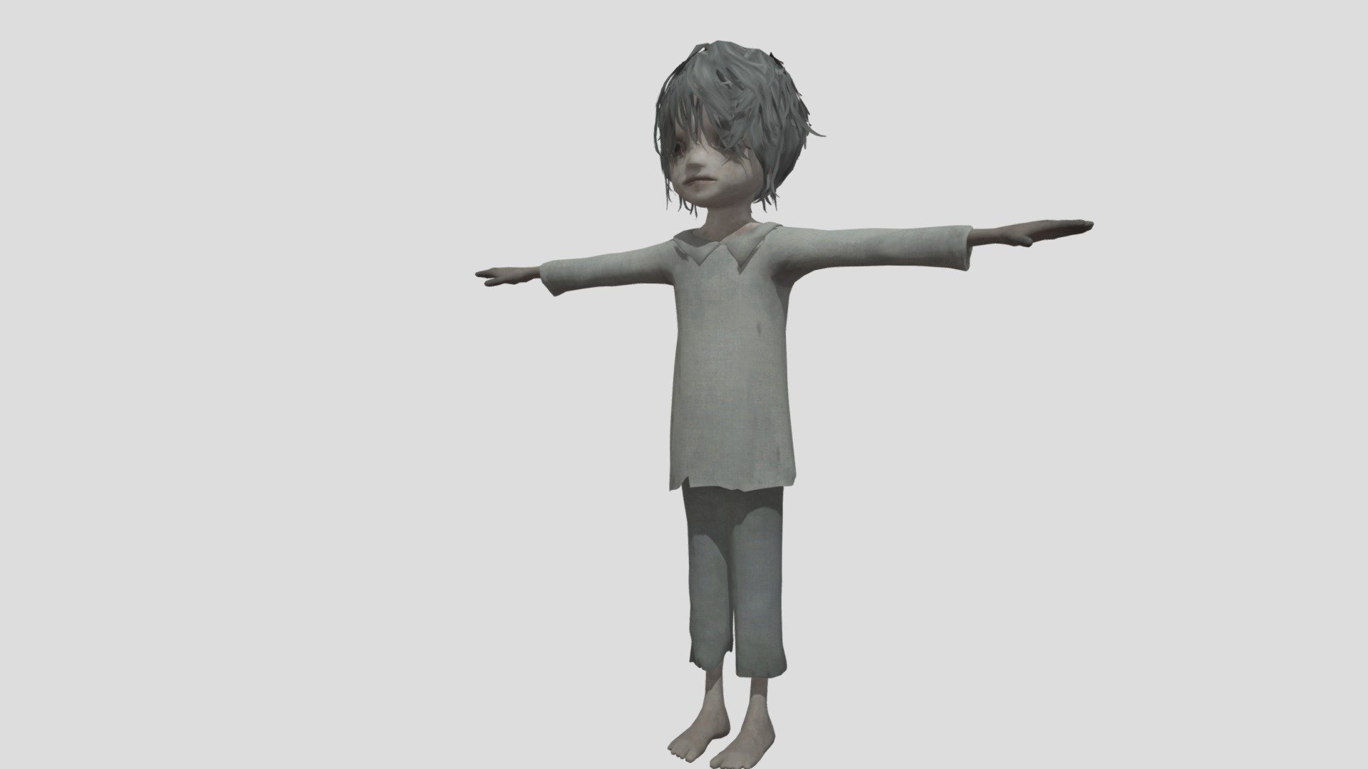 captured Kid/male - Download Free 3D model by Gavin Bou - Official (@GavinBou) [a397652] - Sketchfab