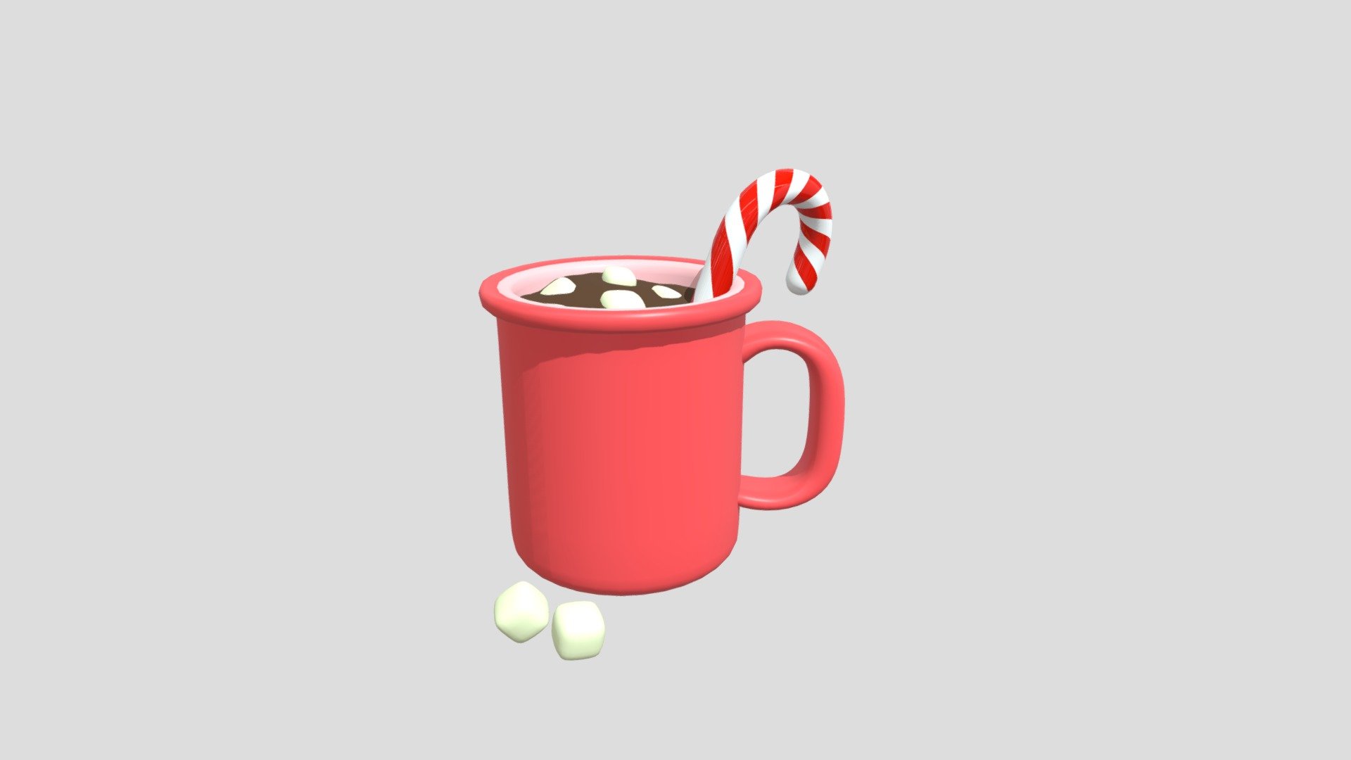 Hot chocolate Christmas mug - 3D model by Blipsu [a3976dc] - Sketchfab
