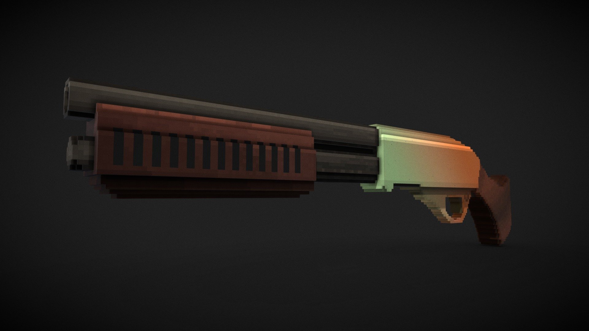 Sawed-Off | Amber Fade - 3D model by Tung Linh (@tlinhh.41) [a3981c1 ...