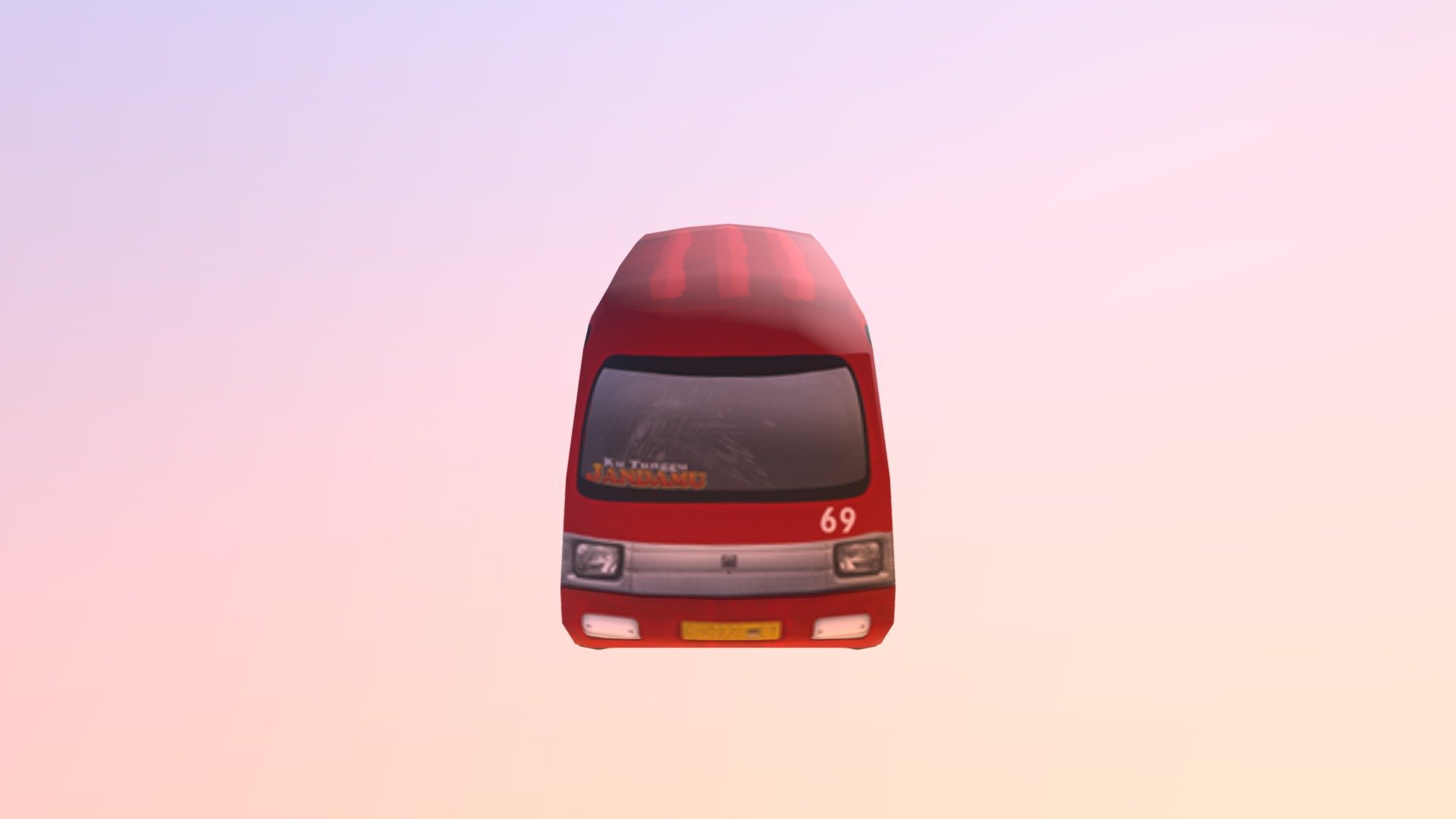 Angkot - 3D model by Erial Game Studio (@AeriaLeon) [a3998bf] - Sketchfab