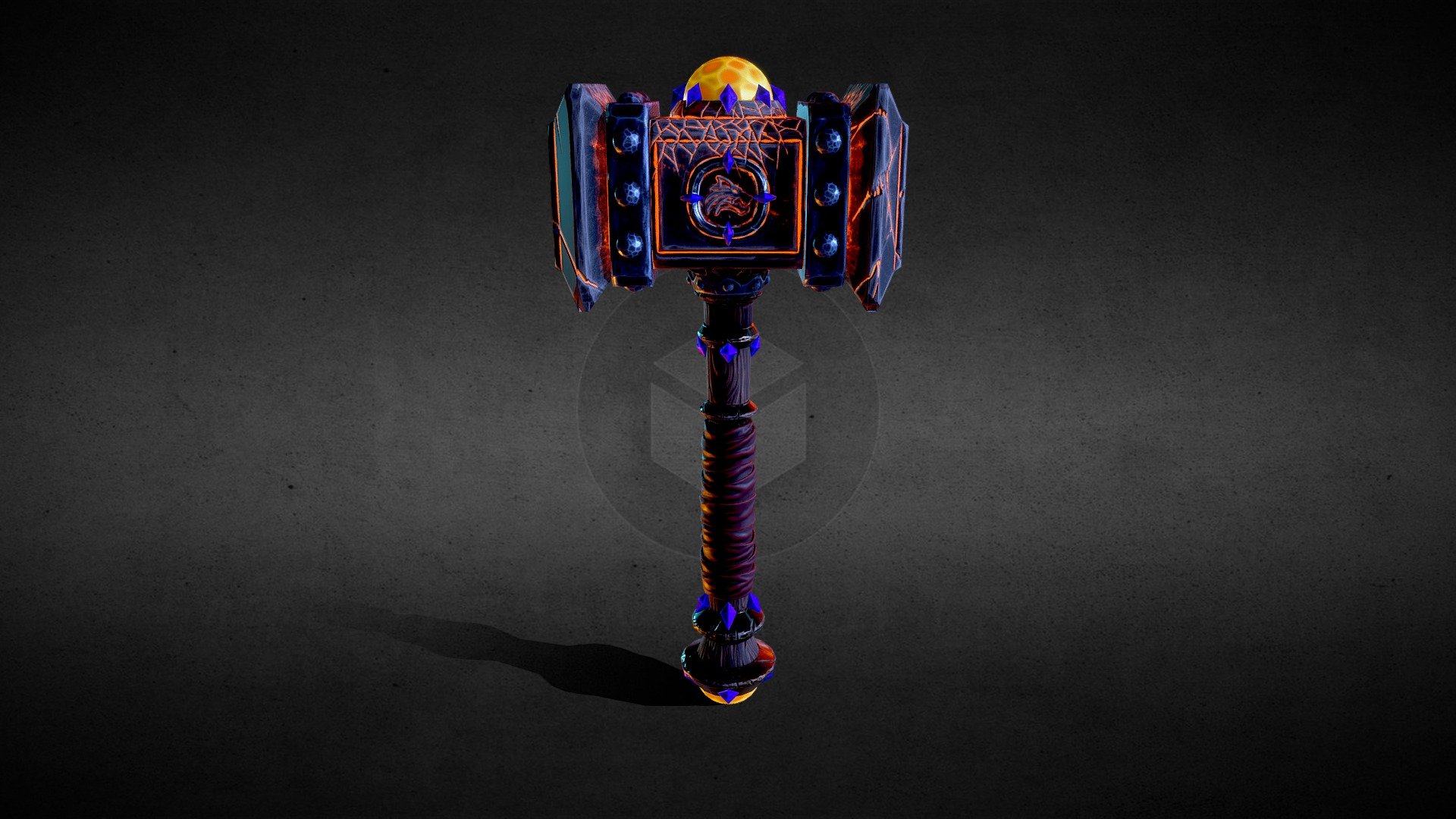 stylized_hammer - 3D model by Eun Youn Choi (@ceunyo99) [a39d576 ...
