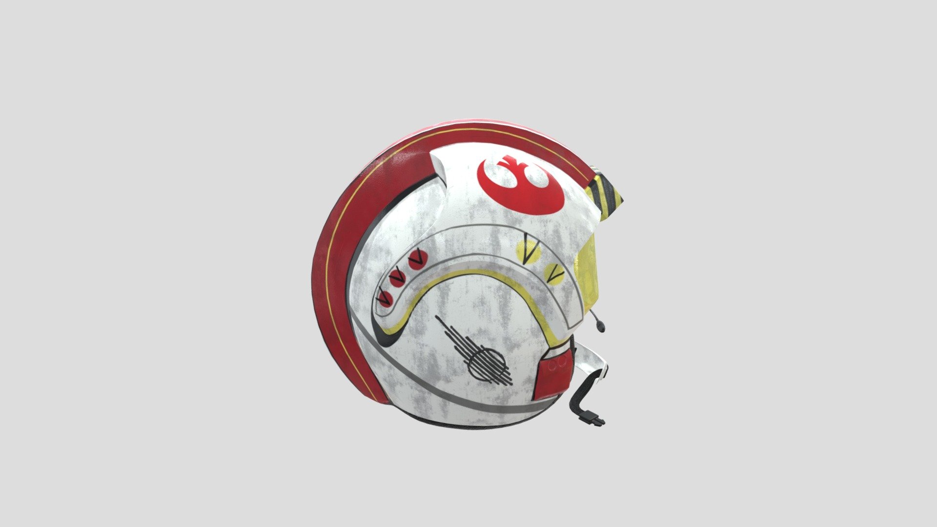STAR WARS Luke Skywalker Red-5 Rebel Pilot X-w - 3D model by ...
