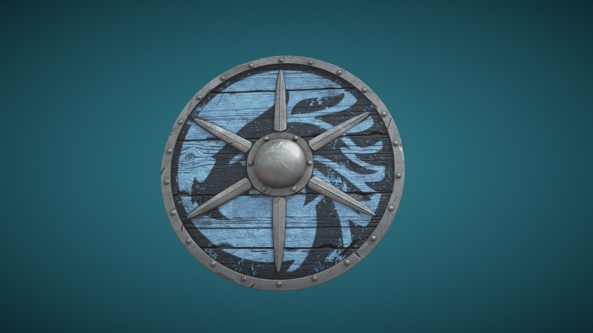 Viking Shield - 3D model by Anton Rekarski (@antonrekarski) [a39e933 ...
