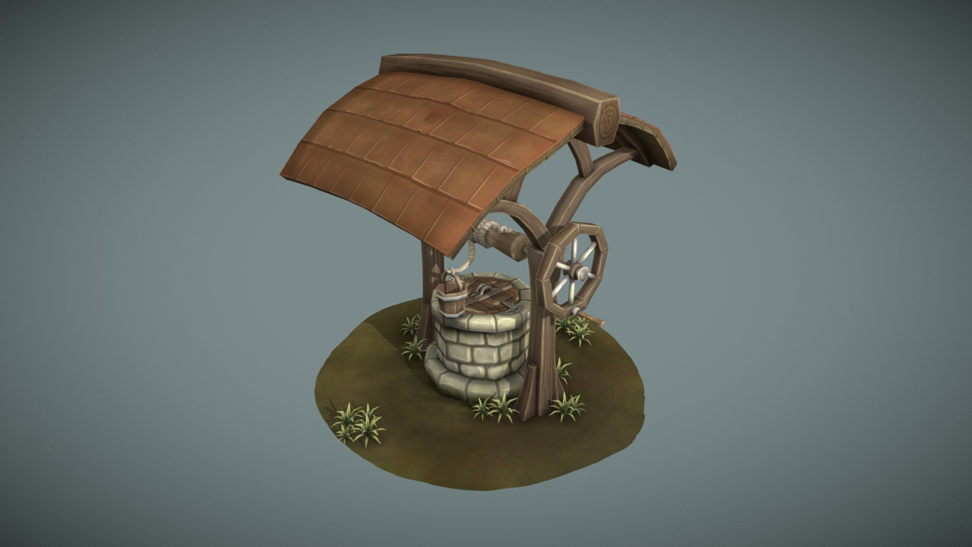 Stylized wellspring - Download Free 3D model by Andrii Kryshtop ...