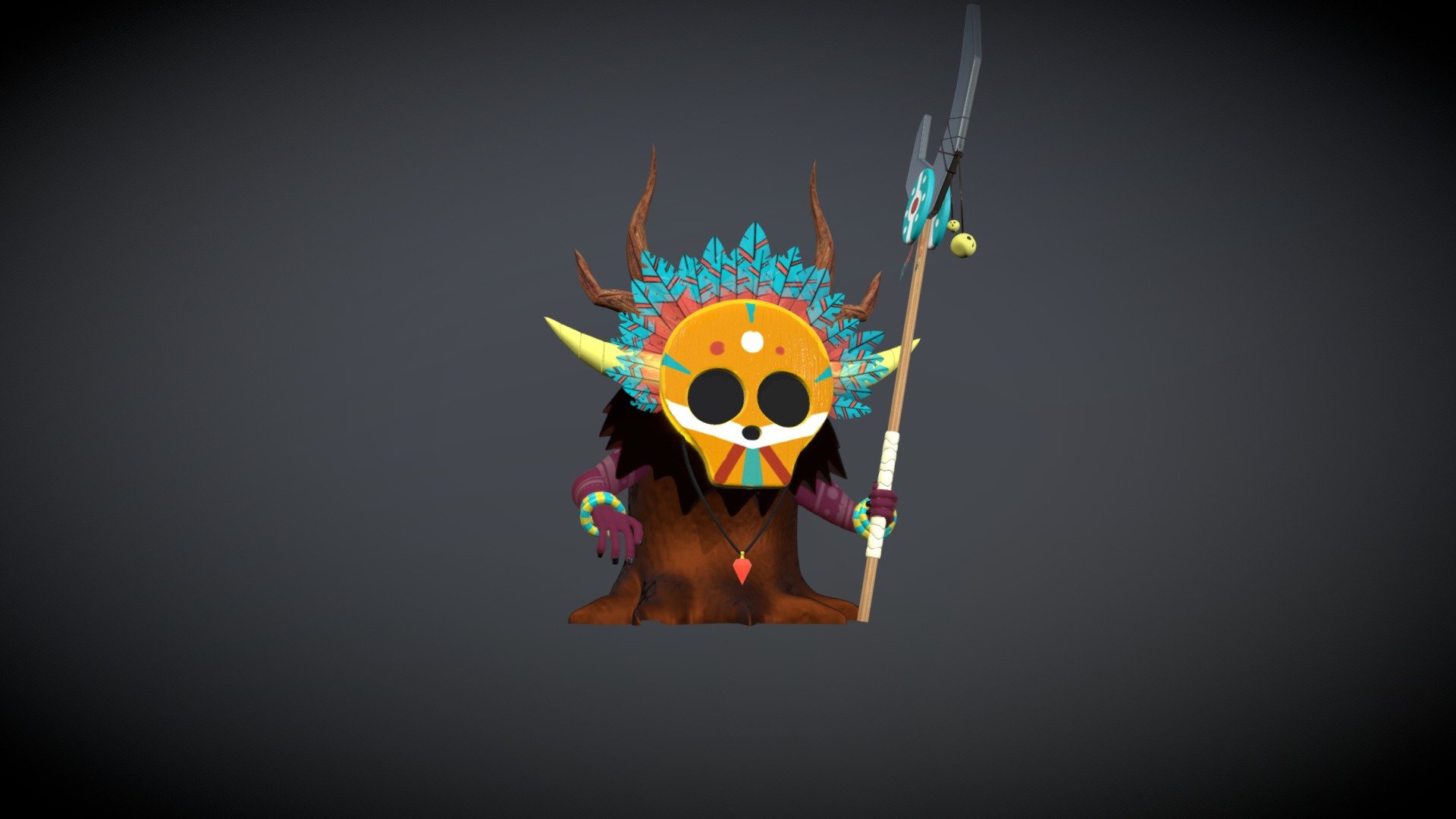 Characters shaman - Download Free 3D model by bulyginaluba [a3a03df ...