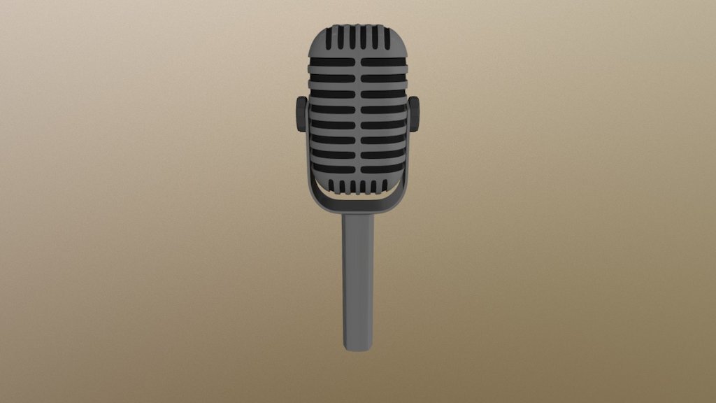 Studio microphone - 3D model by artmyworks [a3a3229] - Sketchfab