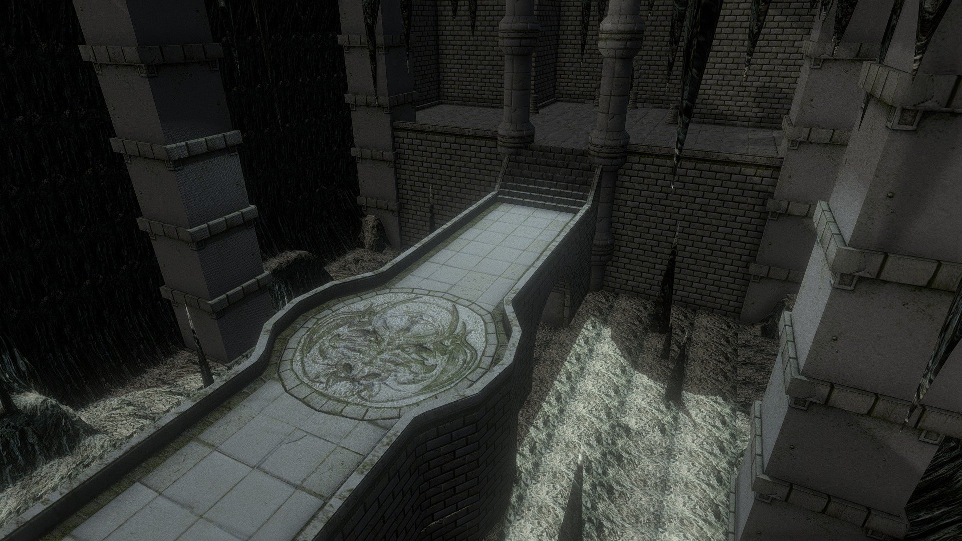 Ancient Cavern Temple - 3D model by kitsurione [a3a551d] - Sketchfab