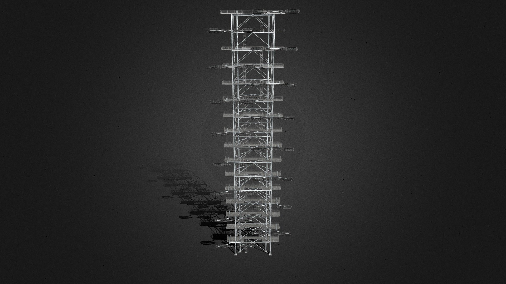 DUGA RADAR - Download Free 3D model by PIPO (@pipo_) [a3a6300] - Sketchfab