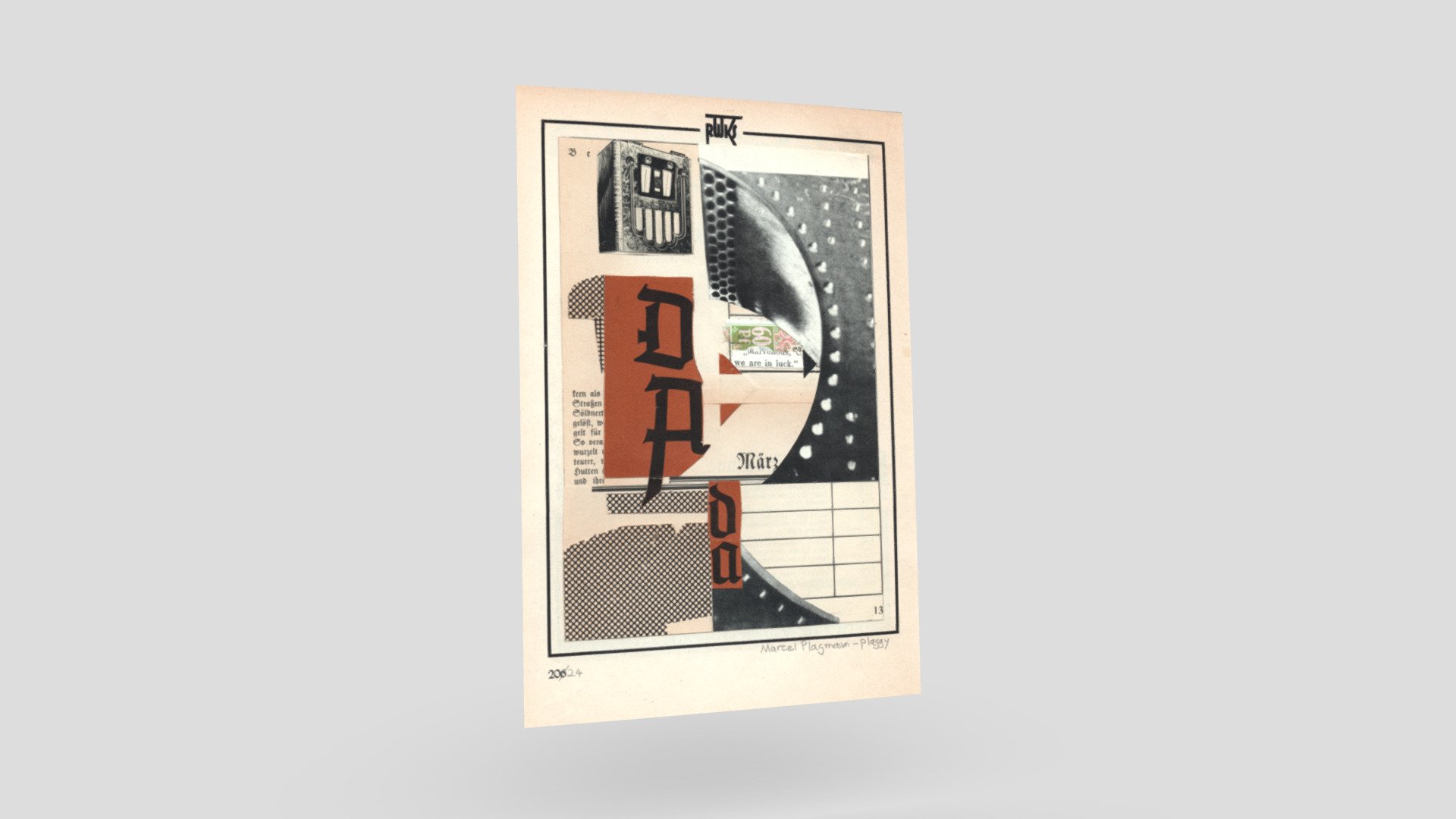 Dada Collage 4 - Buy Royalty Free 3D model by plaggy [a3a71ea ...