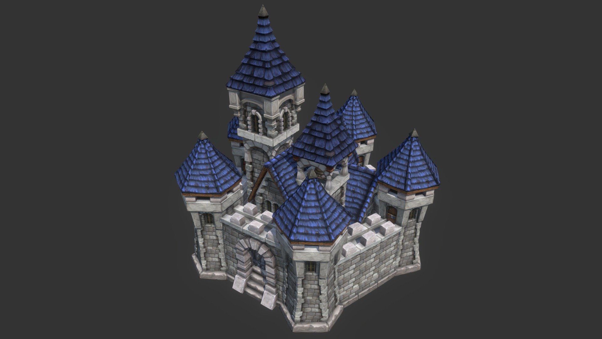 Castle - 3D model by Longbowman [a3a797a] - Sketchfab