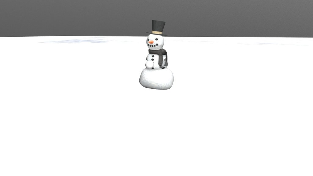 Snowman anim - Download Free 3D model by tumpi68 [a3a7e63] - Sketchfab