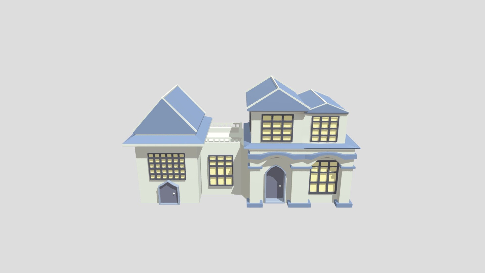 Big House - 3D model by Qingyu Cao (@qingyucao) [a3a924d] - Sketchfab