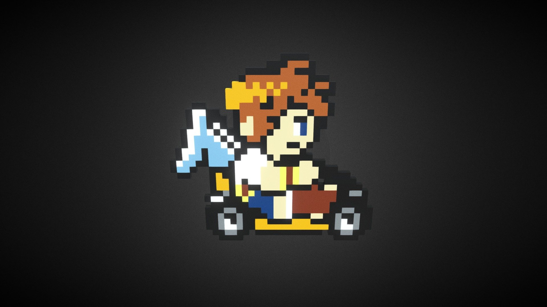 SMK068 - Super Pixel Kart Pit Icarus - Buy Royalty Free 3D model by ...
