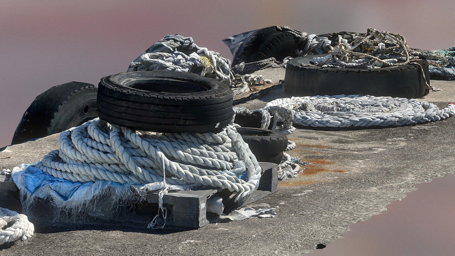 tyre_n_ropes - Download Free 3D model by yskm [a3acaa8] - Sketchfab
