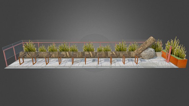 Parklet 3D models - Sketchfab