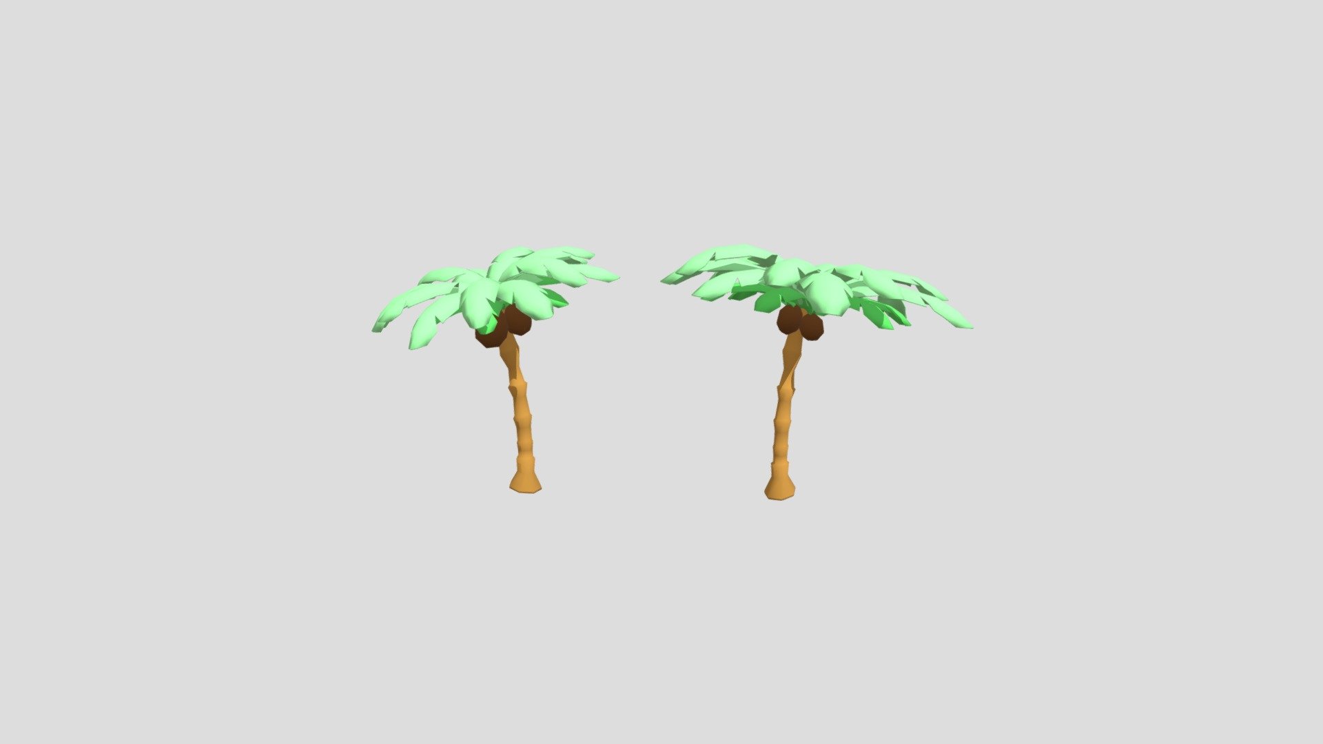 Palm Tree Polygon - Download Free 3D model by matt (@mattleung ...