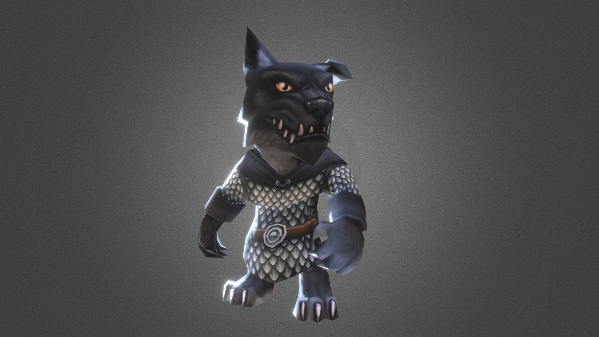Garreth the Werewolf Rogue - 3D model by 3lbgames [a3b2914] - Sketchfab
