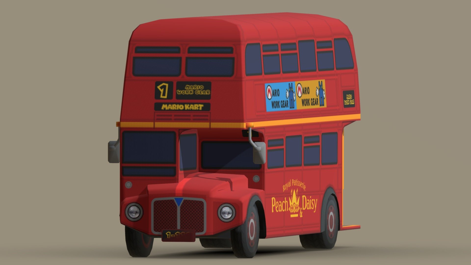 London Bus - Download Free 3D model by maregajavier [a3b8dc1] - Sketchfab
