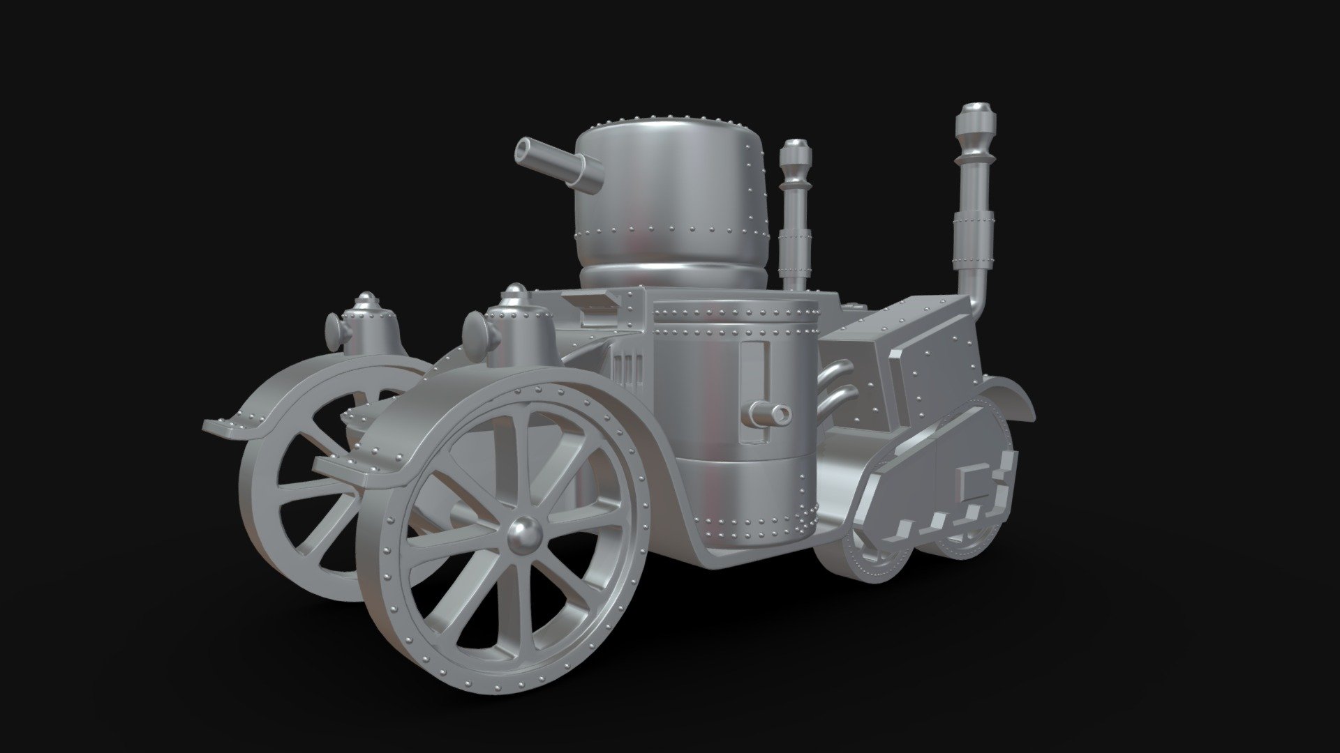 steampunk AFV - 3D model by TomasLA [a3b9529] - Sketchfab