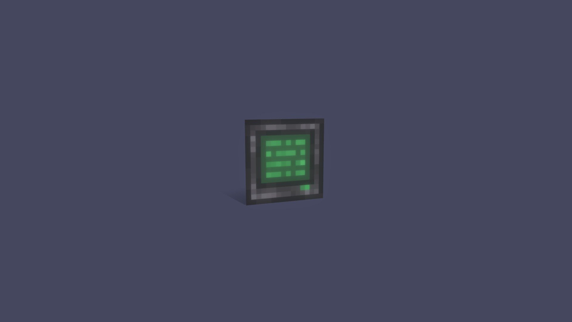 Minecraft Control panel - 3D model by Kazuma (@Kazuma2024) [a3b967f ...