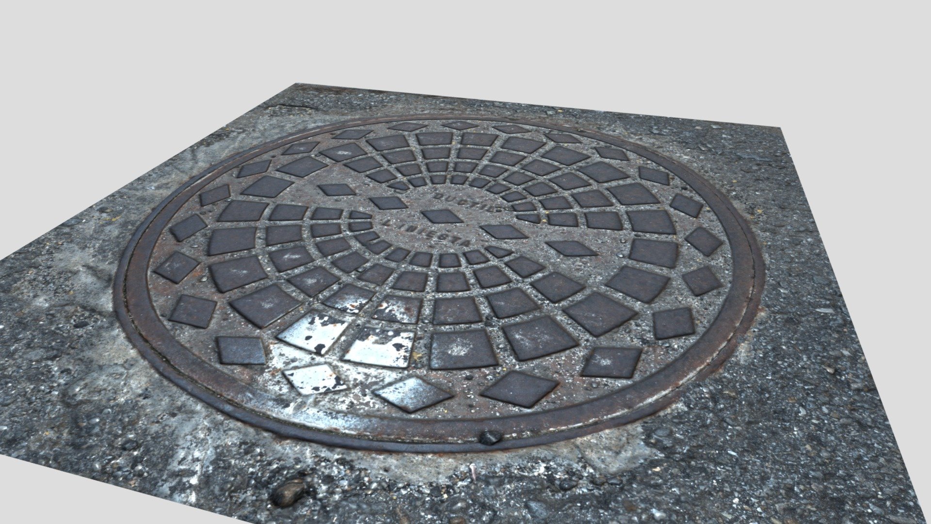 Manhole Cover - Download Free 3D model by bellotero69 [a3b9971] - Sketchfab