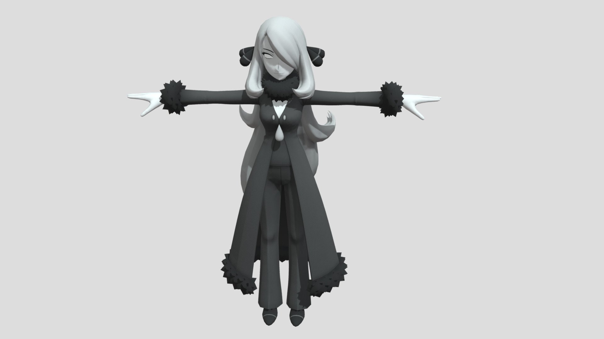 SSB3DS Saga: Nixelized Cynthia (BDSP) - Download Free 3D model by ...