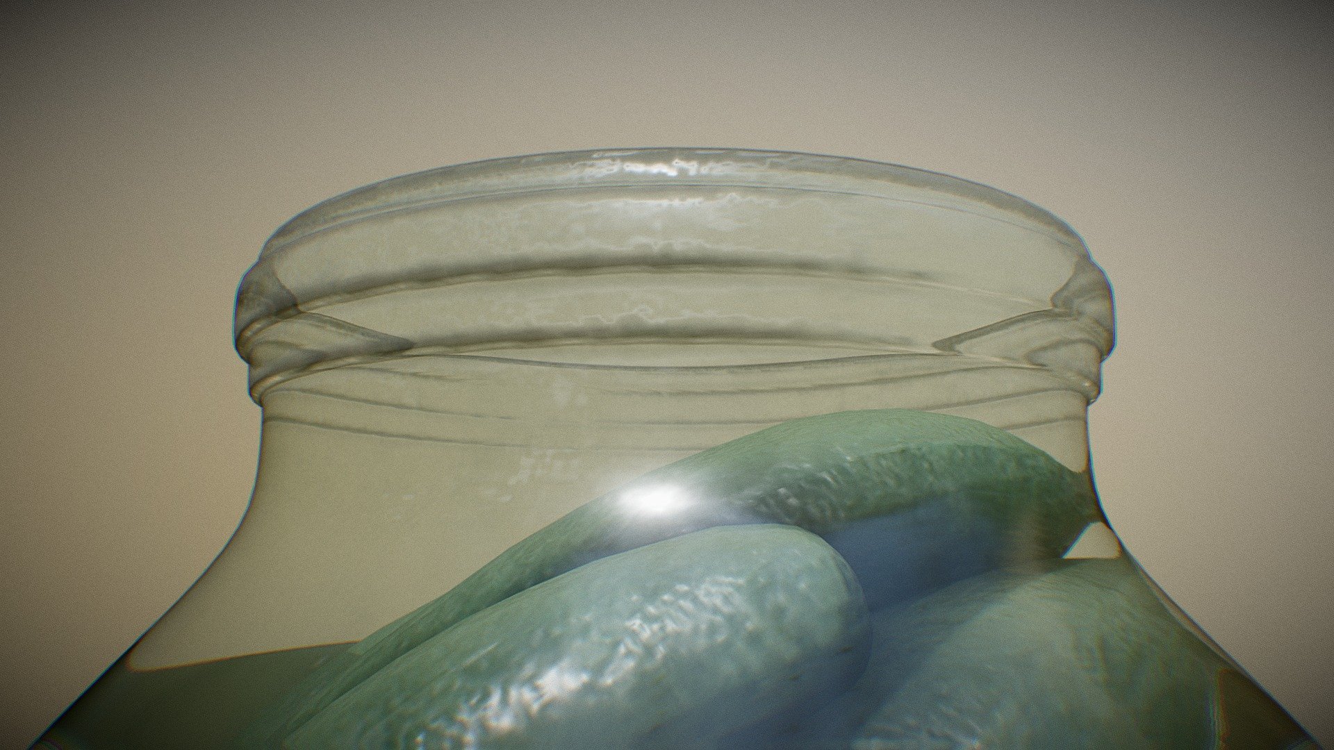 Fake double refraction test WIP Draft etc - 3D model by Alexandr ...