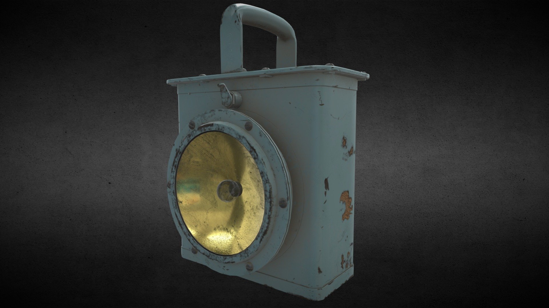 WW2 Era American Naval Lantern - Buy Royalty Free 3D model by Kevin ...