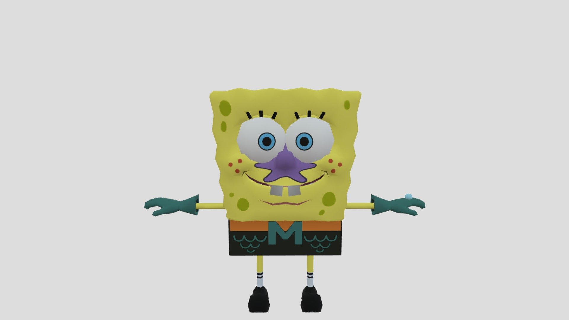 The SpongeBob Movie - Mermaid Man - Download Free 3D model by SMF ...