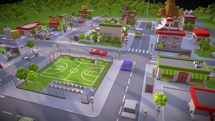 Shopping-center 3D models - Sketchfab