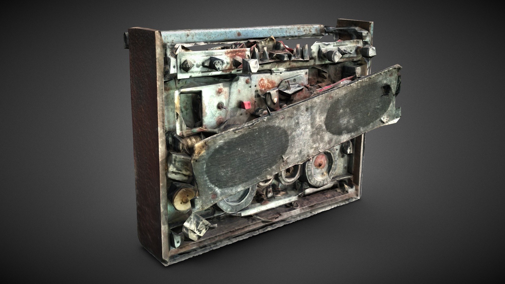 Broken Old Radio - Buy Royalty Free 3D model by Léonard_Doye ...