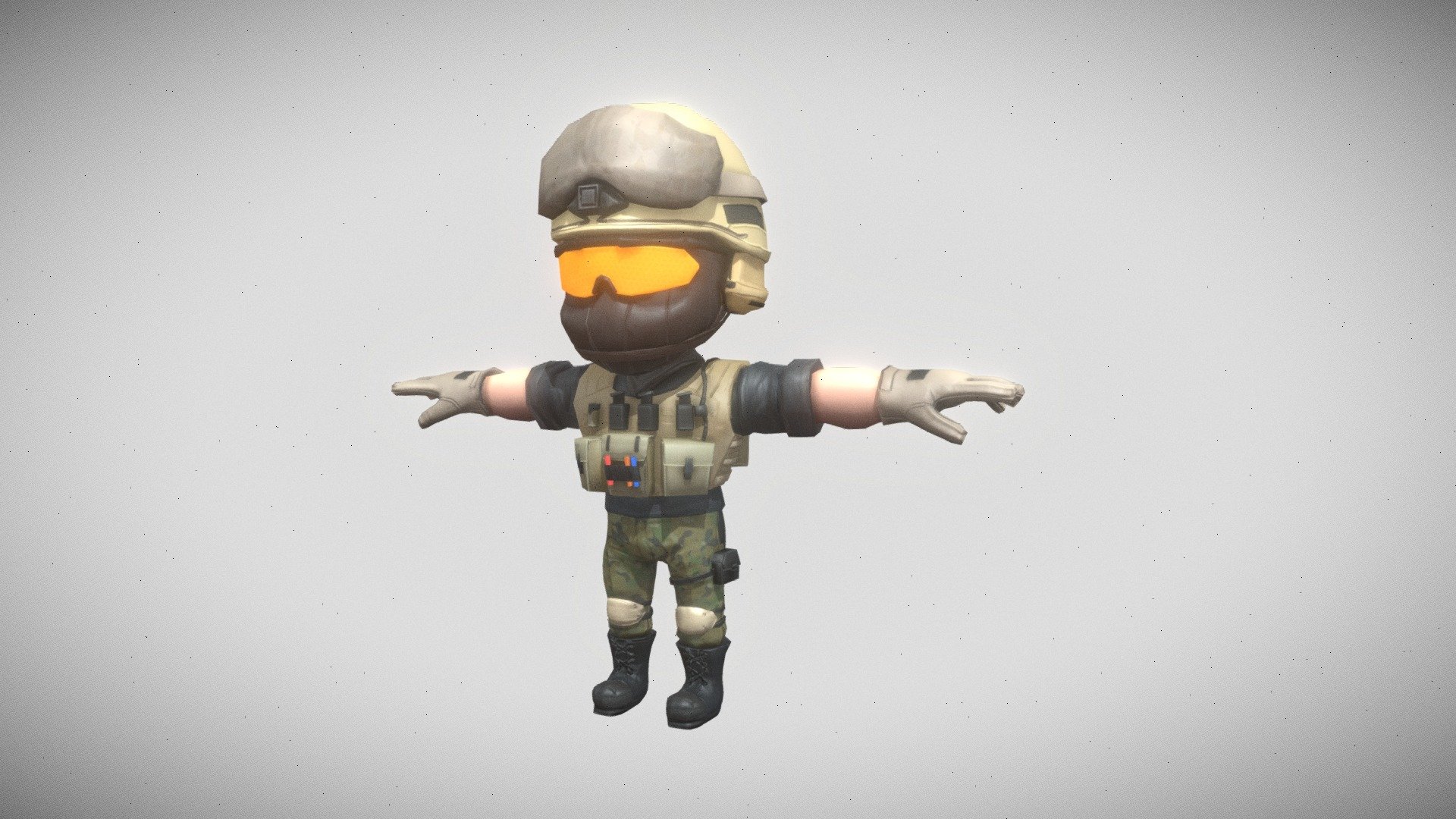 Stylized SD Character Practice - 3D model by Pawaran Valentine ...