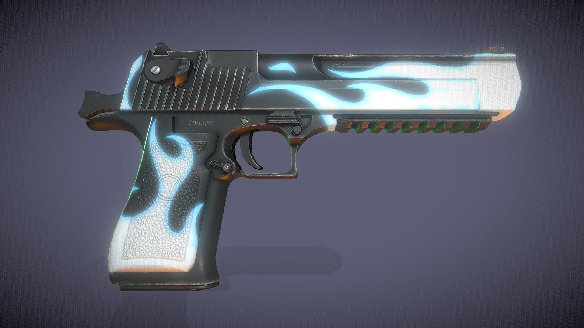 Powerful Pistol Ice - Buy Royalty Free 3D model by Hitoshi Matsui ...