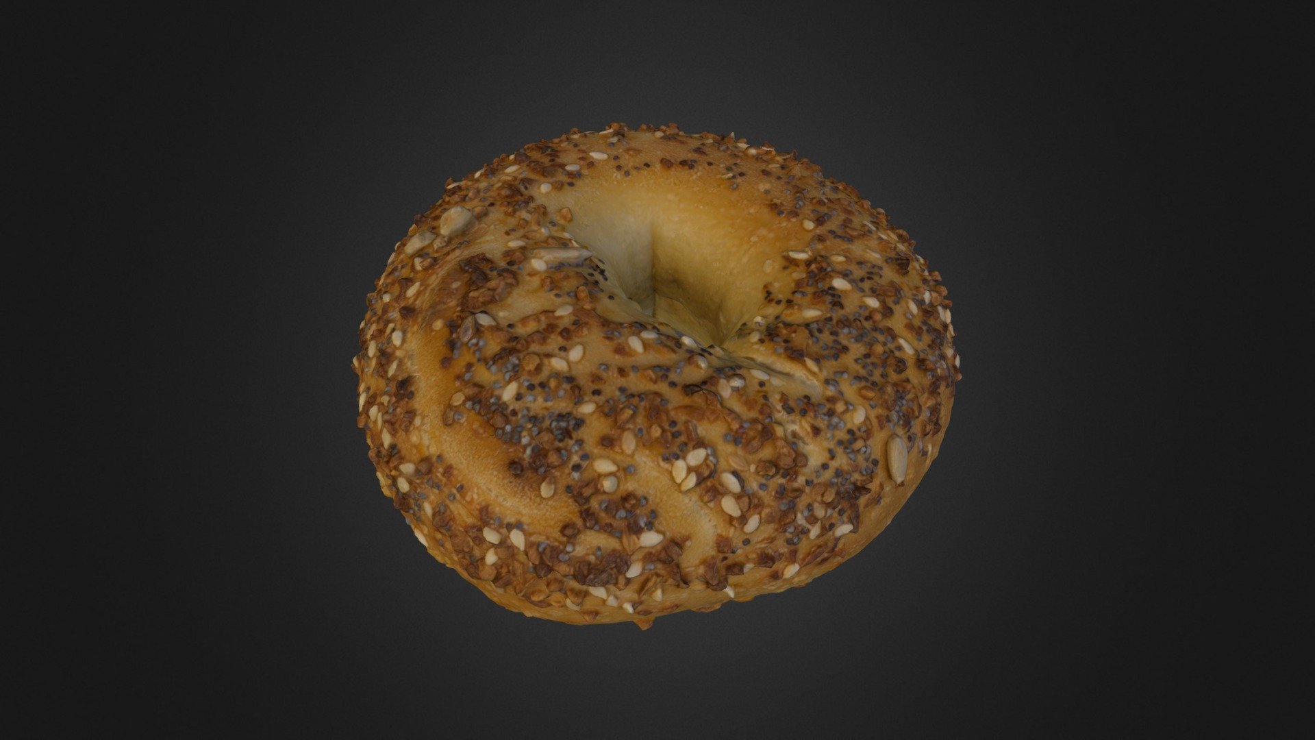 #3DST16 - Everything Bagel - 3D model by 604scans [a3c083a] - Sketchfab