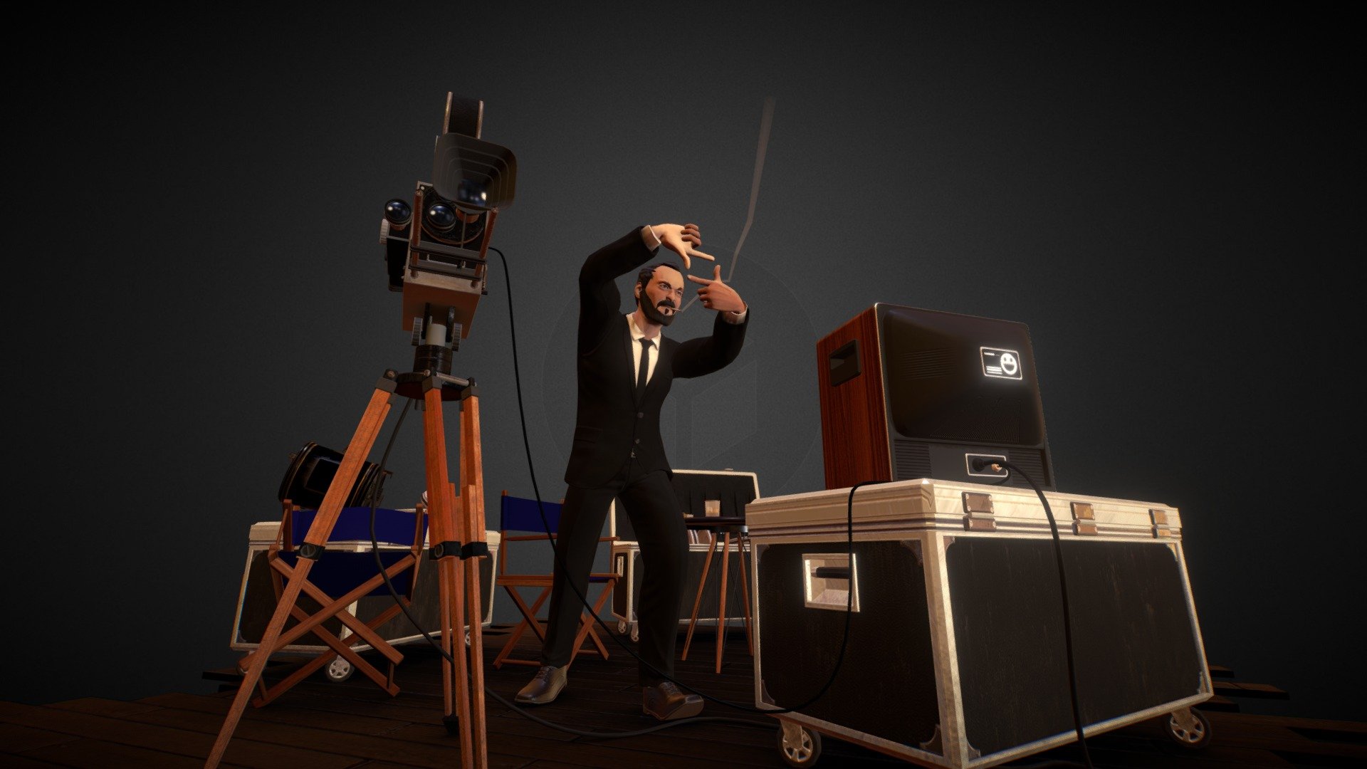 Scene Kubrick - Download Free 3D model by David Geraud (@apoduck ...