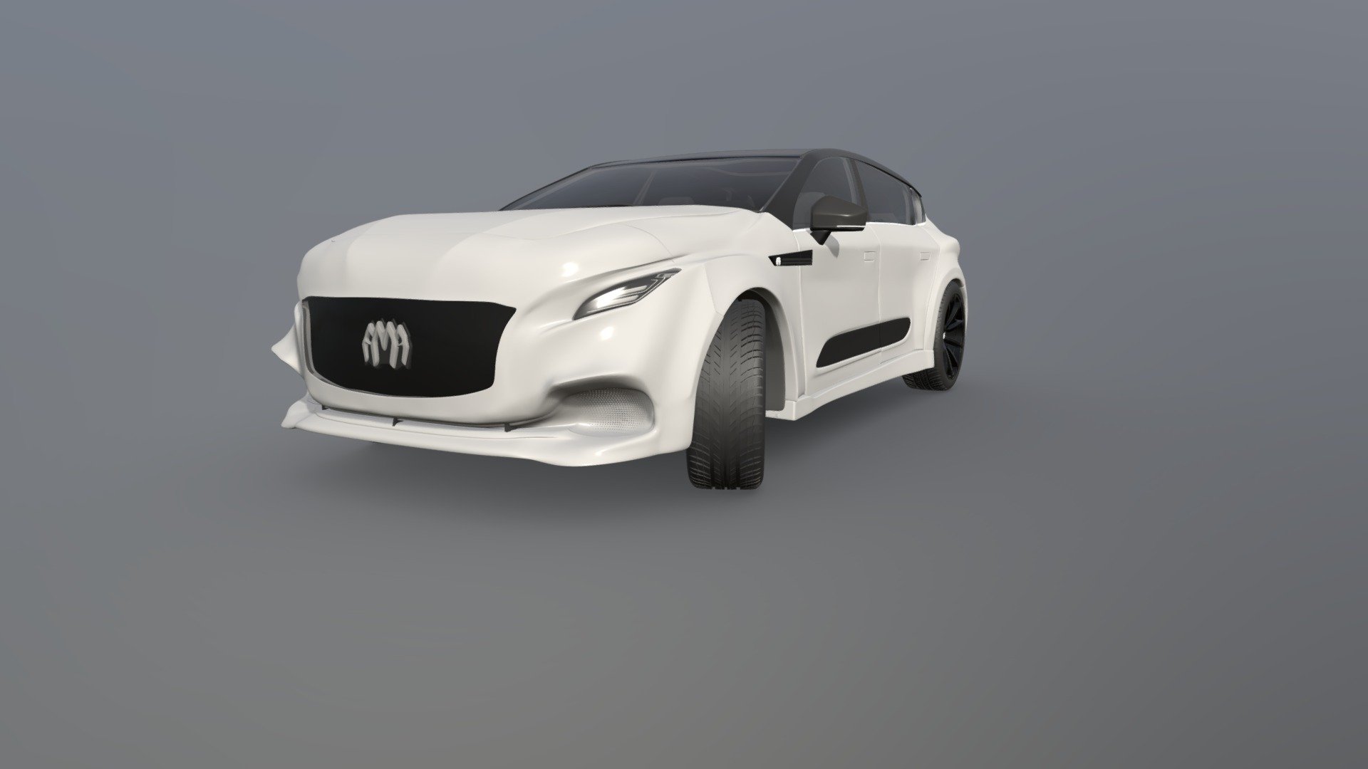 A-Hatchback-Car-hybrid - 3D model by Abuzeid222 [a3c1885] - Sketchfab