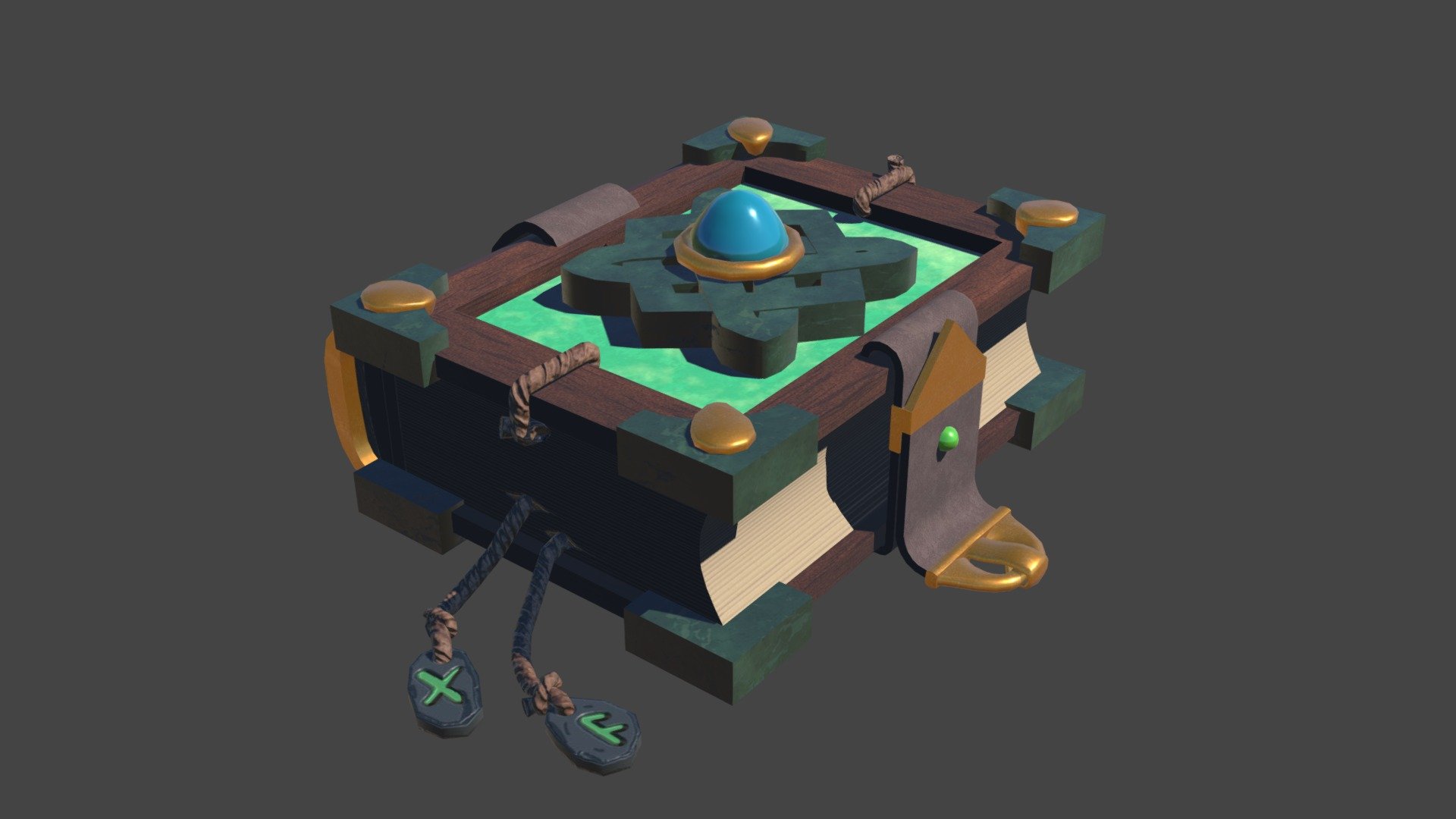 Fantasy Book - Download Free 3D model by HelixTyphoon [a3c3138] - Sketchfab