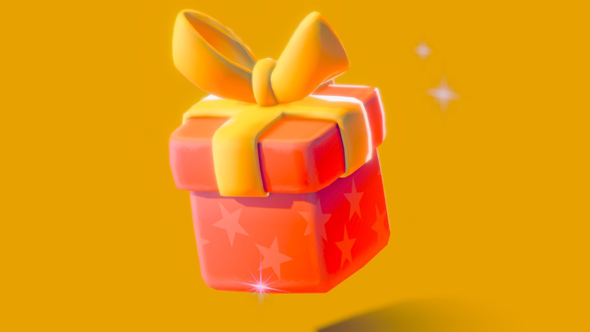 Low poly - Stylized Game Items - Gift - Buy Royalty Free 3D model by ...