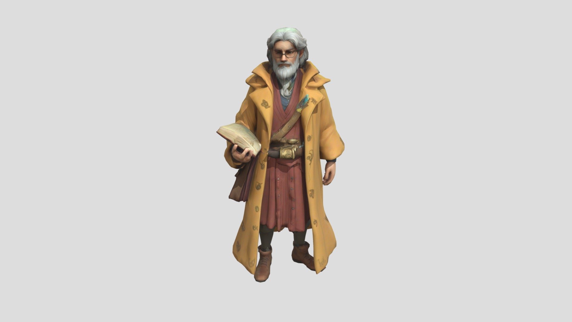 Card Title: A Librarian - Download Free 3D model by WendyShadowGaming ...