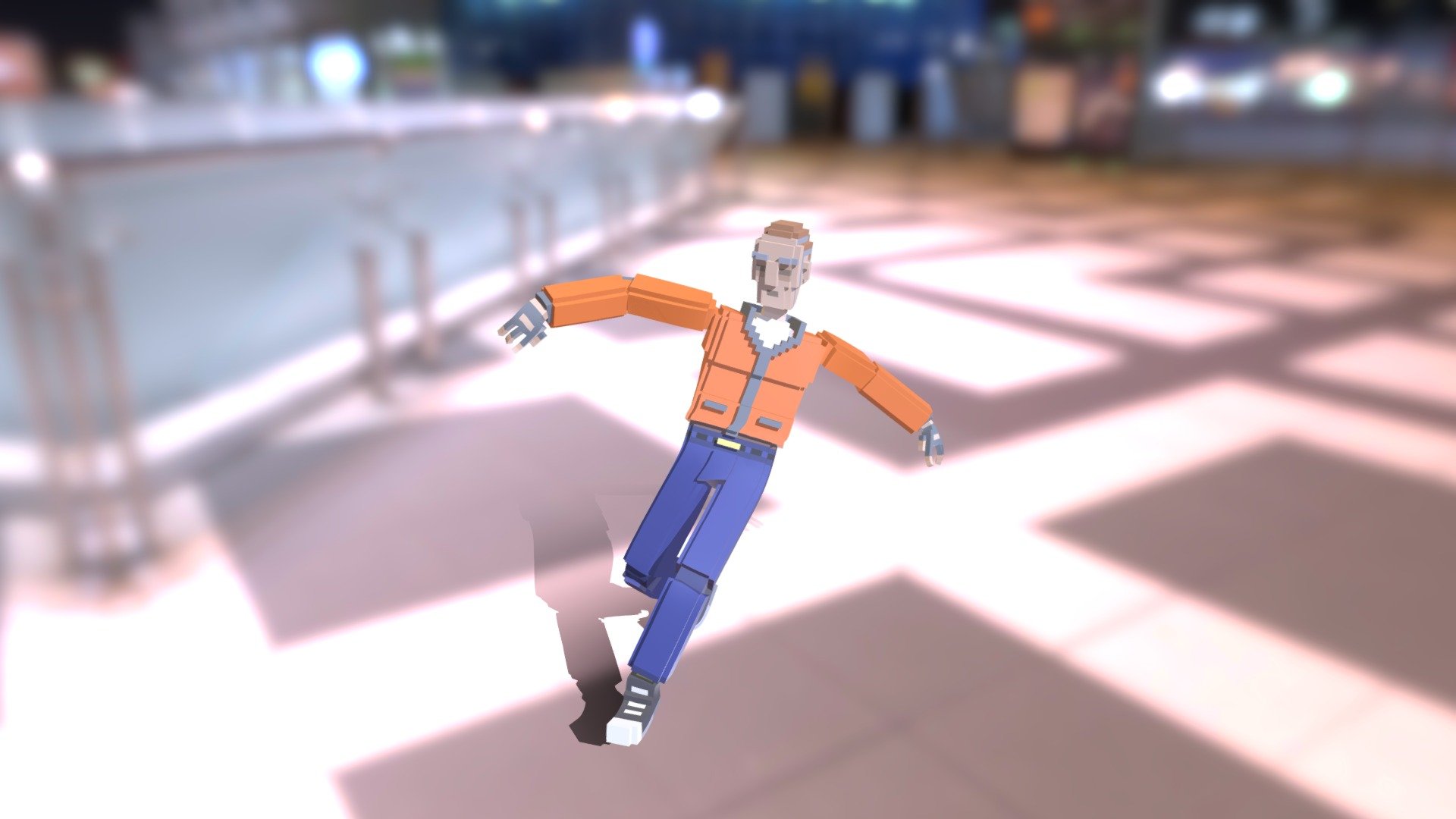 Human character breakdance - 3D model by kitt_rangers [a3c5131] - Sketchfab